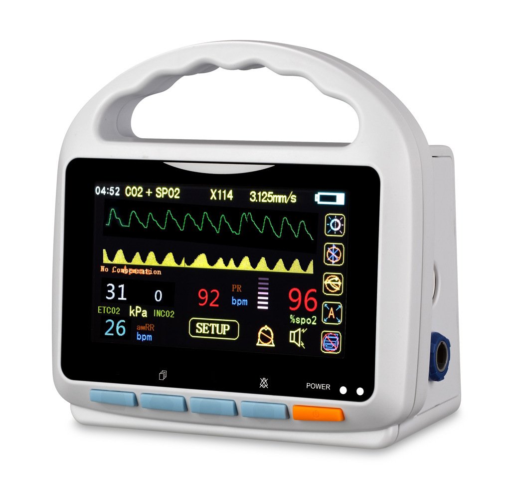 Hm-07 Vital Signs Patient Monitor (ETCO2+SpO2 patient monitor)