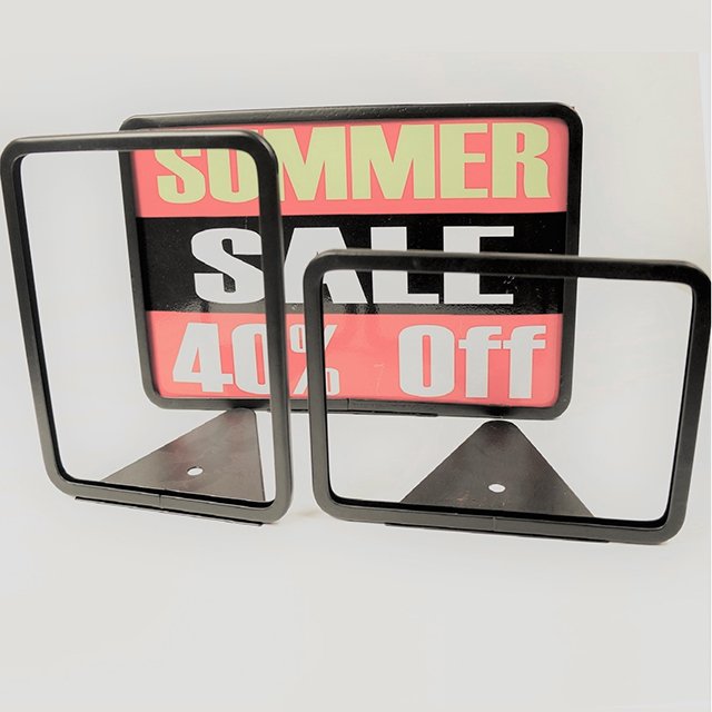 11x7 Metal Sign Holder With Wedge Base MF-W-117 - Buy sign frame with ...
