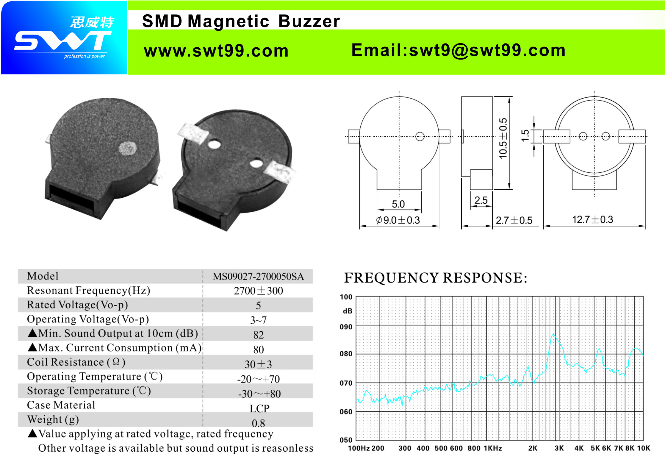 Buzzer,Piezo element,Piezo Atomizer,Ultrasonic series-Dongguan SWT ...