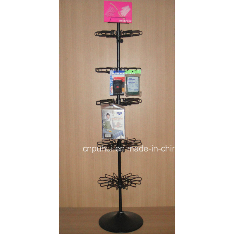 Floor Metal Revolving Hook Display (PHY11-208) - Buy Revolving Hook ...