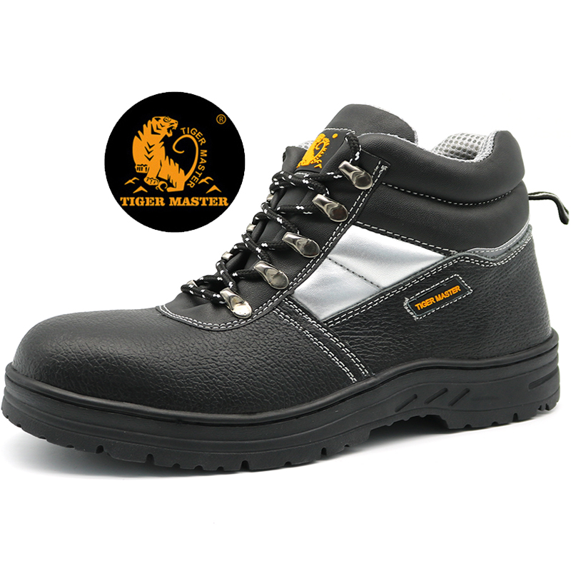 Oil Resistant Cemented Construction Oil Field Safety Shoes Steel Toecap ...
