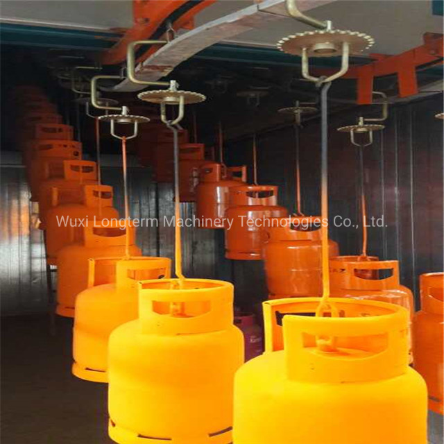 Electrostatic Spraying Painting for LPG Gas Cylinder, Customized Space ...