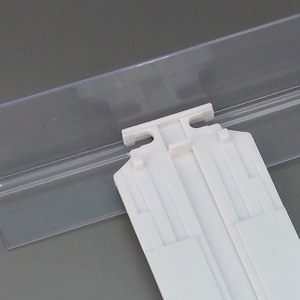 Plastic Shelf Slide Rails Special Matched With Supermarket Retail ...