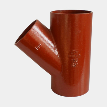 Cast iron Hubless soil pipe fitting Reduce Y Tee - Buy soil pipe ...