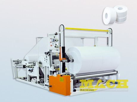 Large Size Jumbo Tissue Paper Roll Slitting and Rewinding Machine - Buy ...