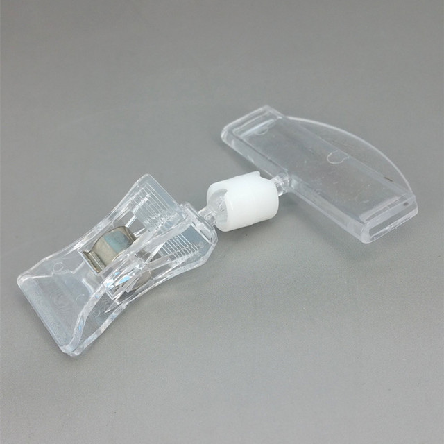 C013 Clear POP Plastic Price Tag Sign Card Holder Paper Display ...