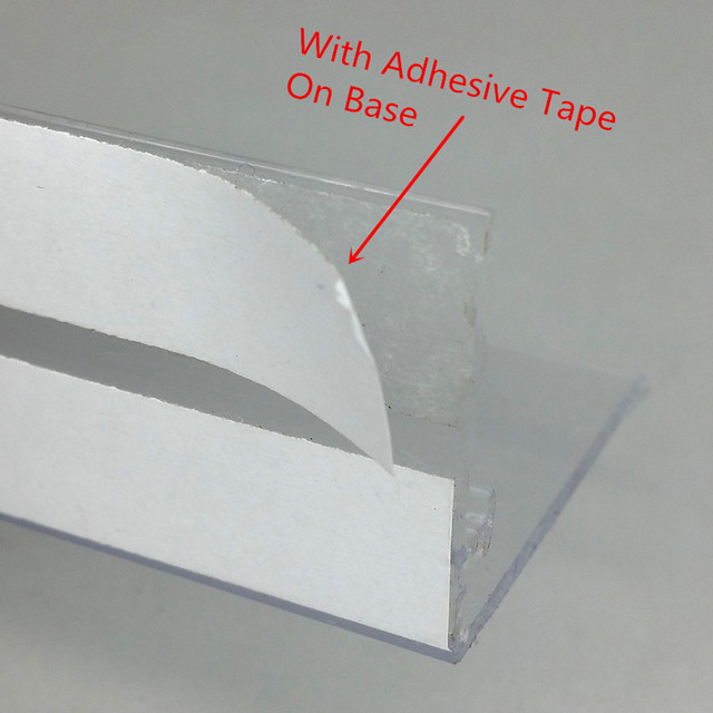 Plastic Shelf Slide Rails Special Matched With Supermarket Retail ...