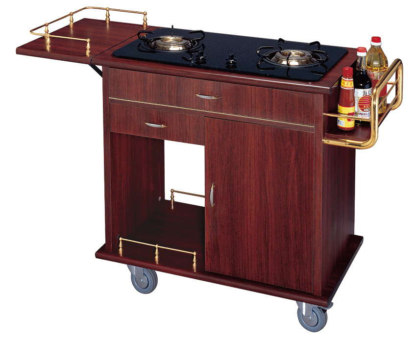 Moveable Flambe Trolley with Two Stove (FW-43T) - Buy KEYWORD1 Product ...
