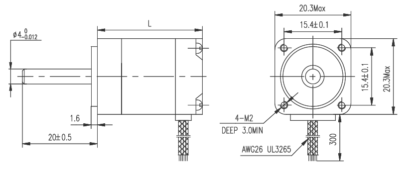Smallest NEMA 8 Hybrid Synchronous Stepper Motor - I.CH All rights reserved