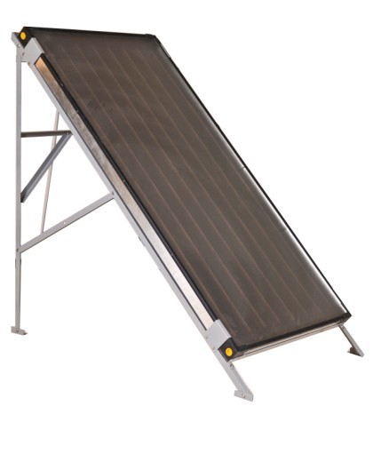 Colector solar plano del cromo negro