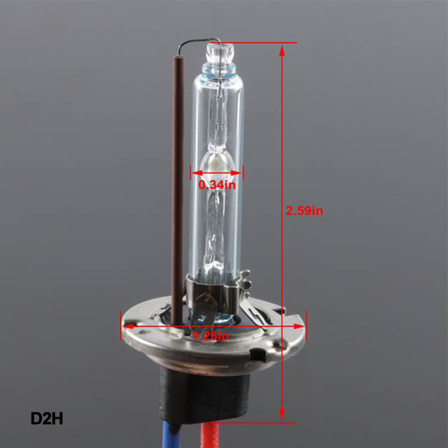 12V 35W D2H 3000K 5500K 8000K HID convertion xenon bulb （ for projector ...
