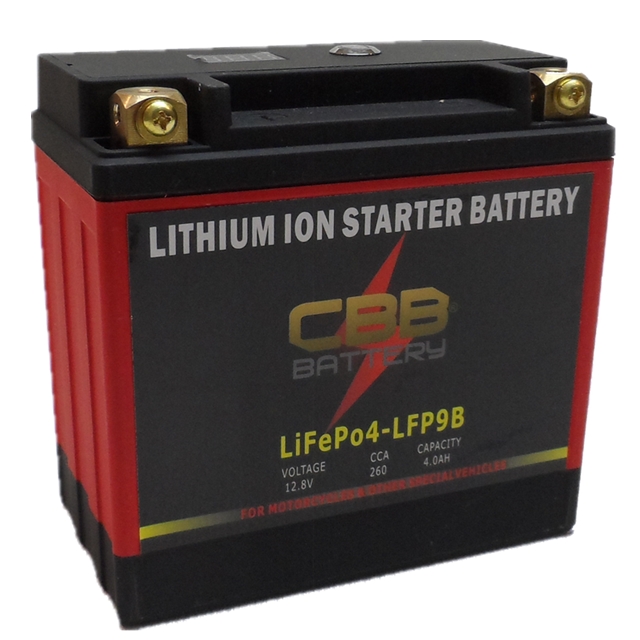 12.8V 4ah Lithium Ion Motorcycle Battery LFP9-B - Buy AGM Battery, VRLA ...
