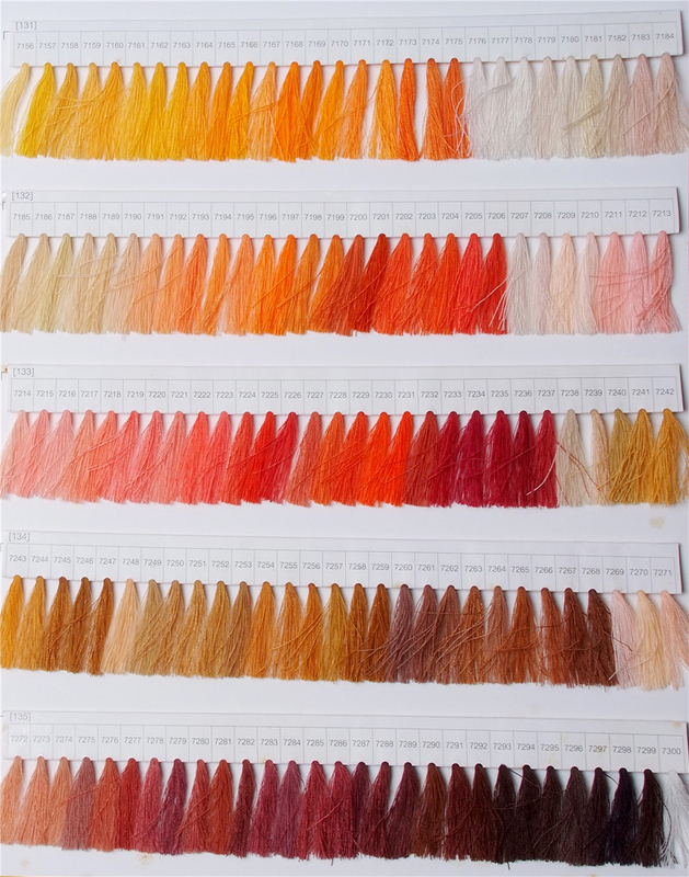 Sakura Brand Sewing Thread Card with 1680 Colors - Buy color card ...