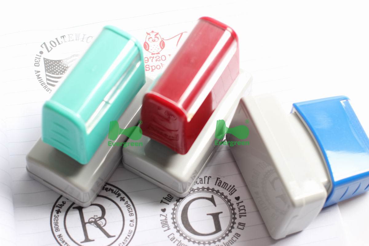 Dual foam flash stamps Rectangle F3278 Imprint size : 32×78mm - Buy pre ...