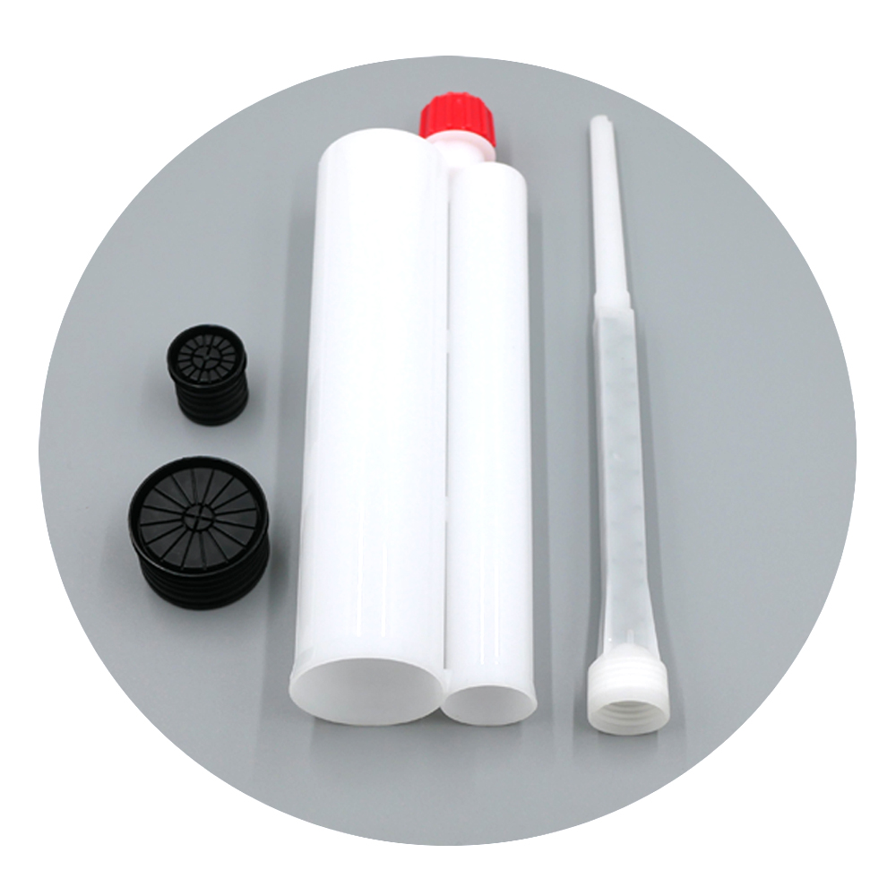 390ml 3# 3:1 AB Dual Glue Cartridge PP Two Component Dispenser Tube ...