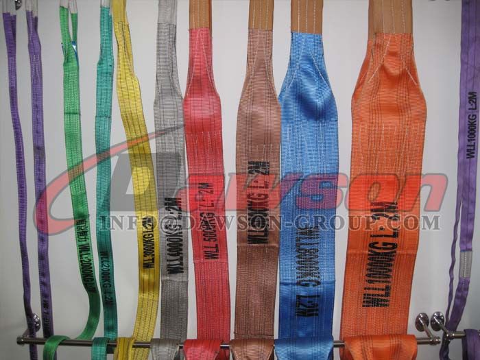 WLL 10 Ton Polyester Webbing Slings,10000kg Flat Web Lifting Slings ...