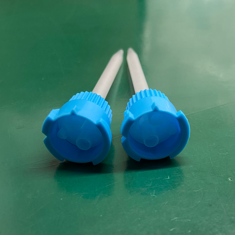 Plastic Mixer Tubes Tip 50ml 1:1 Resin Epoxy Adhesive Static Mixing ...