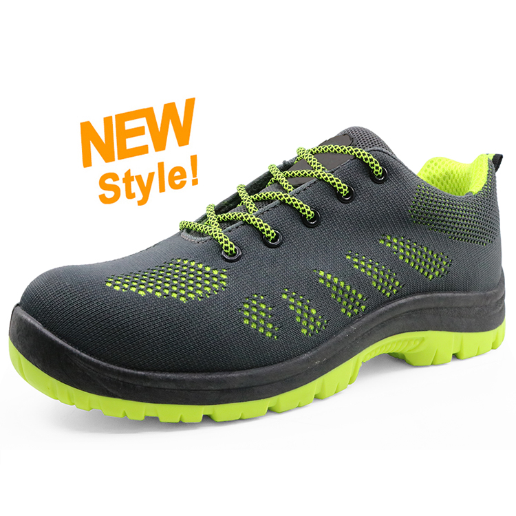 SP8081 Slip resistant steel toe cap workshop sport style safety shoes ...
