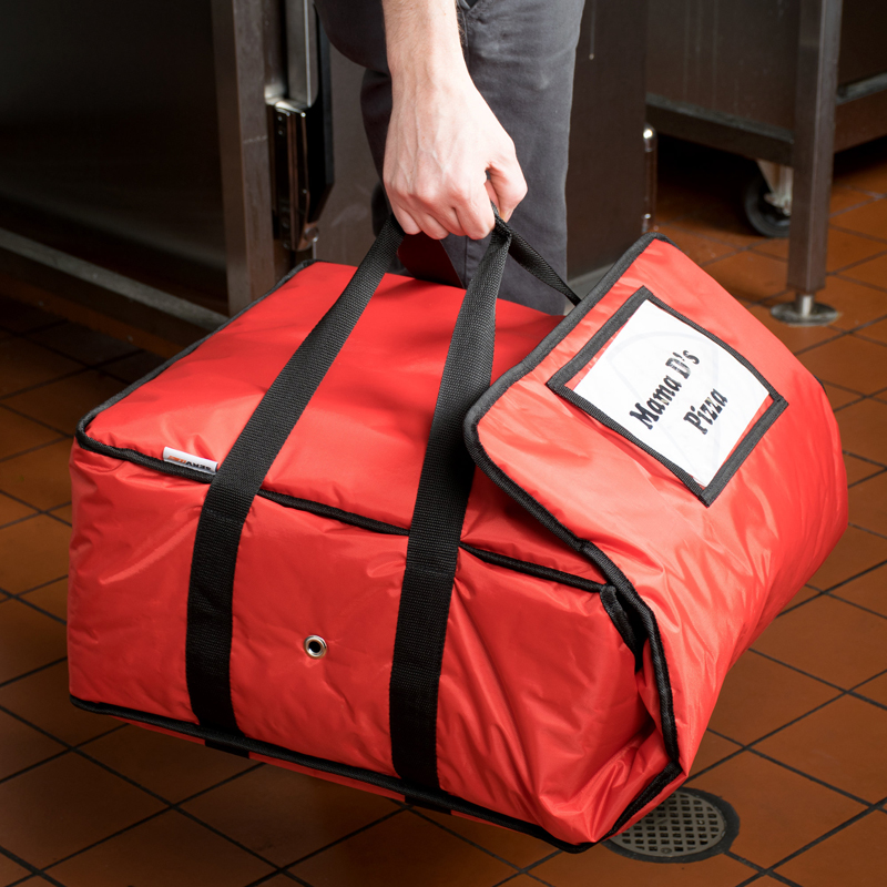 superior quality Best Reusable red pizza food delivery insulated cooler ...