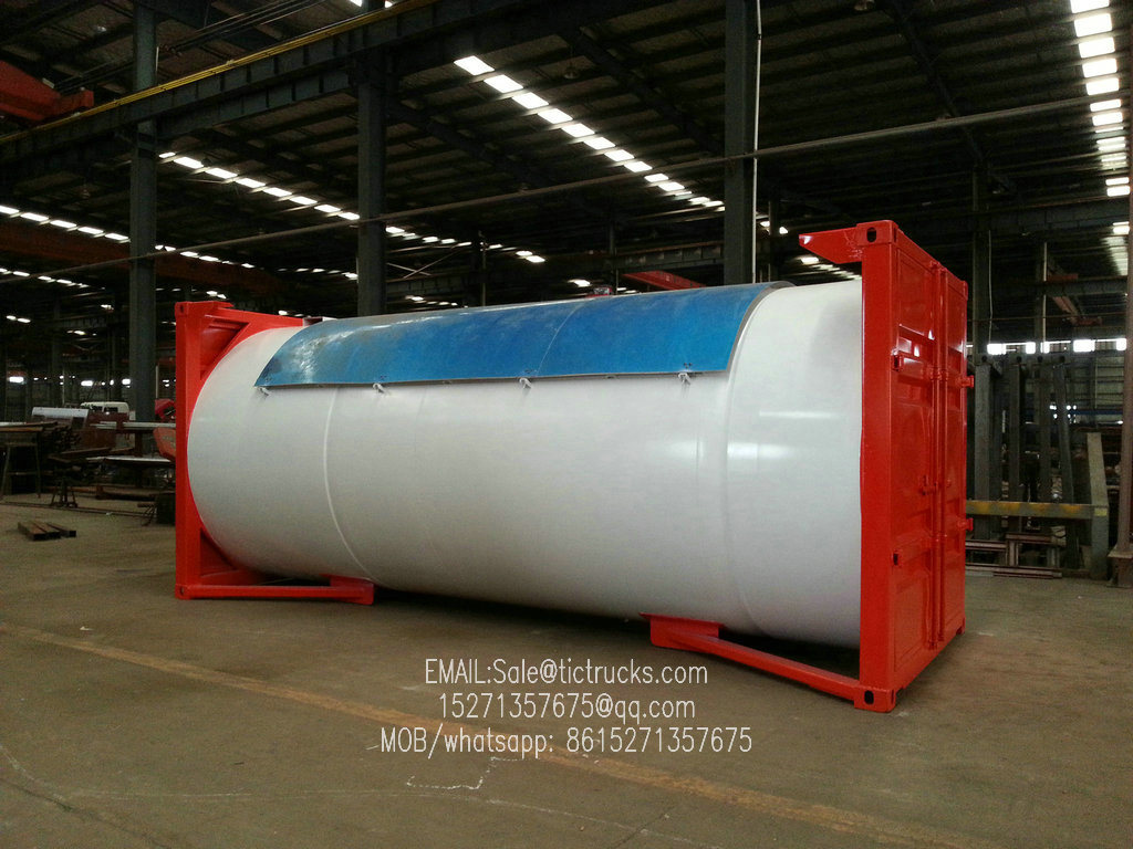 Iso Lpg Fuel Chemical 20ft Tanker Container 40ft Container