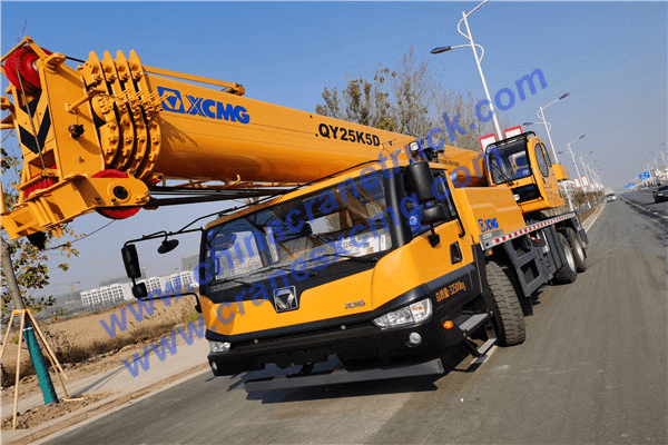 XCMG 25t truck crane new model QY25K5D - Changzhou Yamar Group