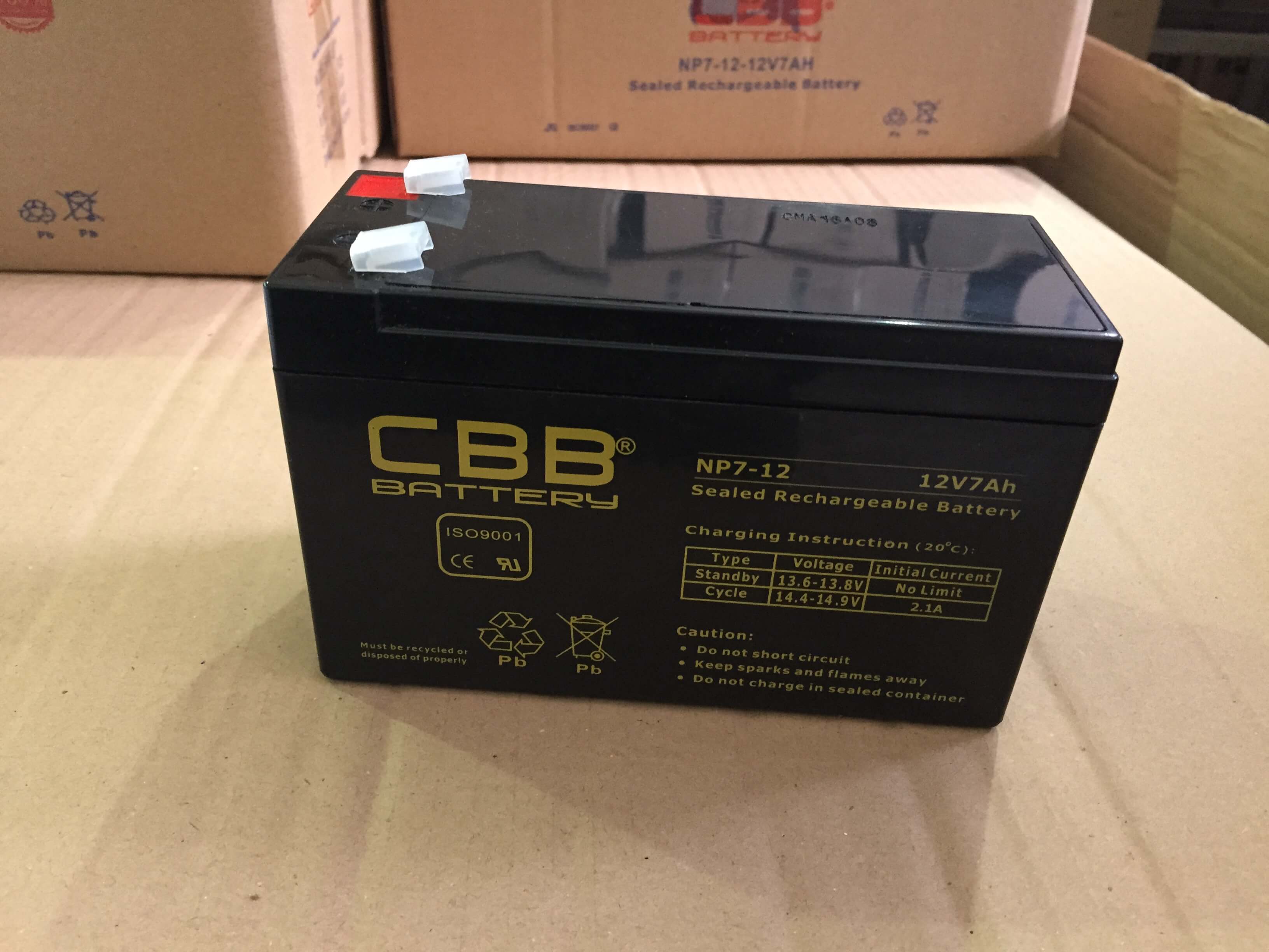 CBB® NP7-12 VRLA AGM Sealed Lead Acid Battery