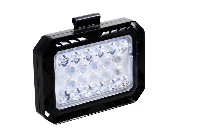 2020 New 9'' 66W rectangular Led Work Light Fog Light with Blue DRL ...