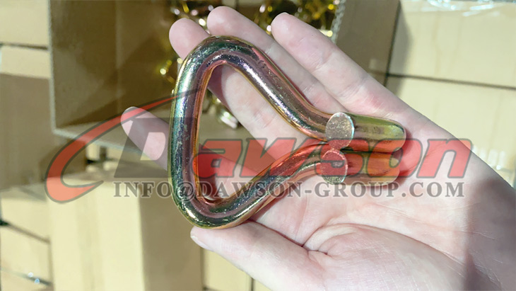 BS 10000KG/22000LBS 3 inch Double J Hook, 75mm Forged Steel Double J ...