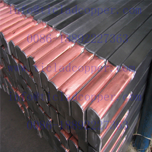 titanium clad copper bar, titanium clad copper rod, clad metal - Buy ...