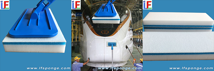 High tech foam brush new Train Cleaning brush- Designed specifically ...
