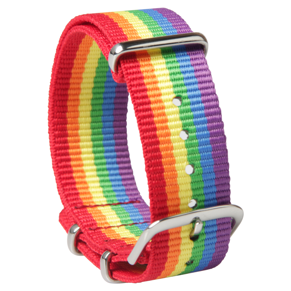 Custom Rainbow Color Nylon Watch Straps Factory From CONKLY - Buy nato ...