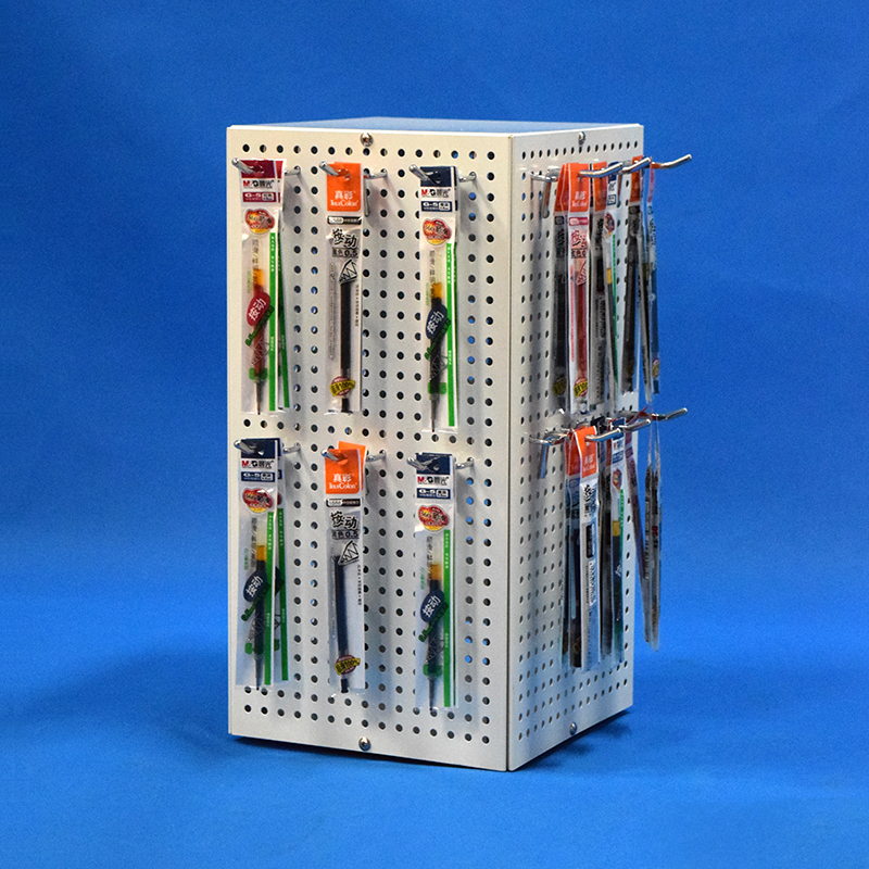 4 sides counter rotating steel pegboard pos display(PHD8015) - Buy pos ...