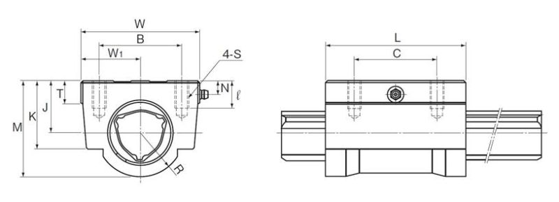 Lbh Square Type Ball Spline/Linear Motion Spline/Linear Ball Spline