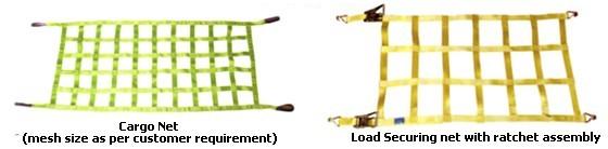 Webbing Truck Nets, Polyester Cargo Nets - China Manufacturer Supplier ...